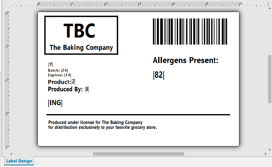 Label formats & Creation - Module Guide, V5 Traceability