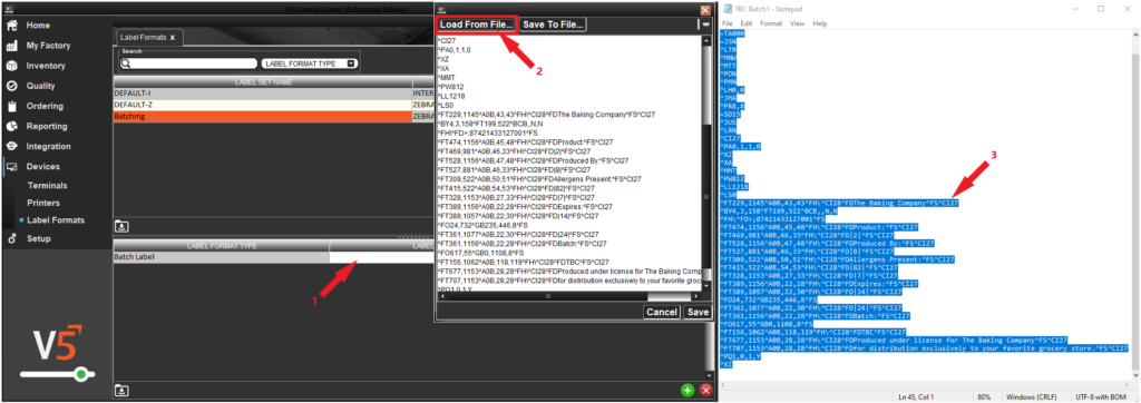 Label formats & Creation - Module Guide, V5 Traceability