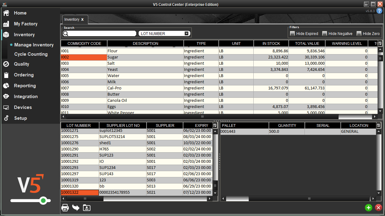 Inventory Management - Module Guide, V5 Traceability