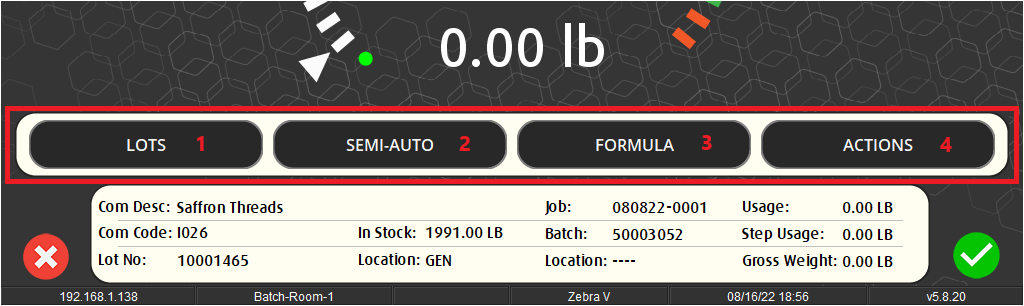 Formula Step - Terminal Guide, V5 Traceability