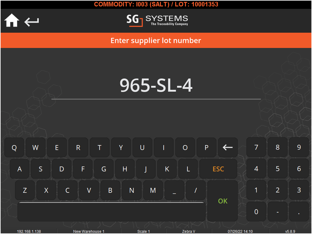 Inventory Functions - SG Systems Global