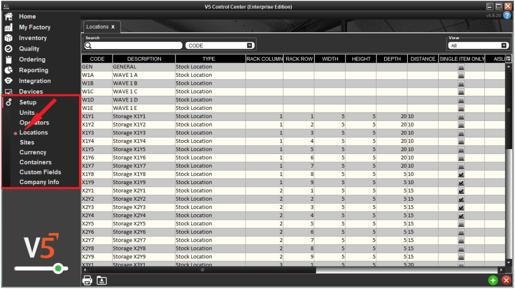 Locations - Module Guide, V5 Traceability