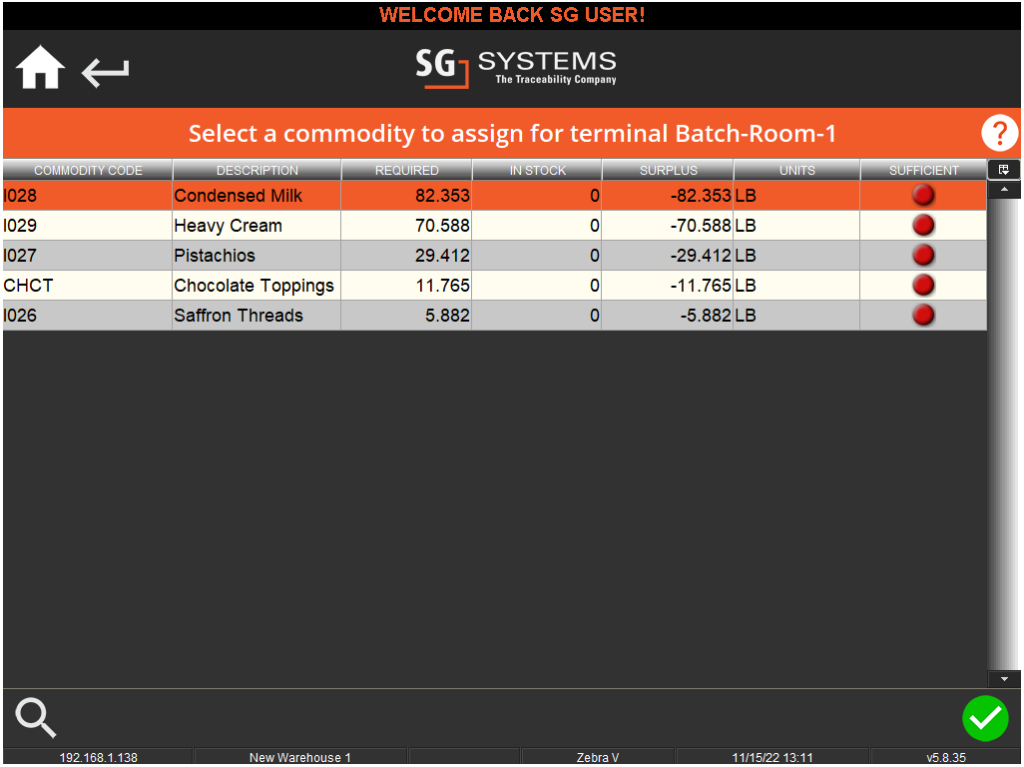 Material Issue & Initialize Inventory - Module Guide, V5 Traceability