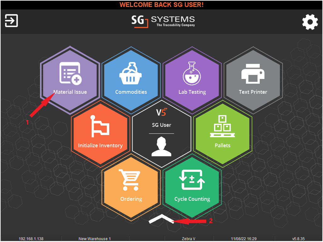 Material Issue & Initialize Inventory - Module Guide, V5 Traceability