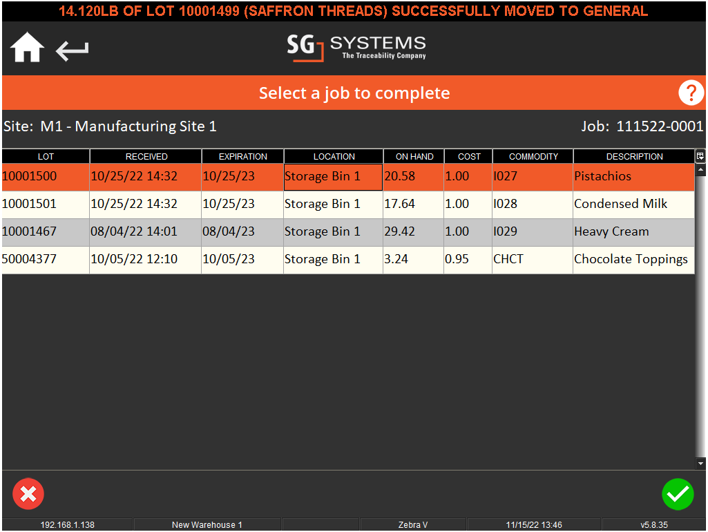 Material Issue & Initialize Inventory - Module Guide, V5 Traceability
