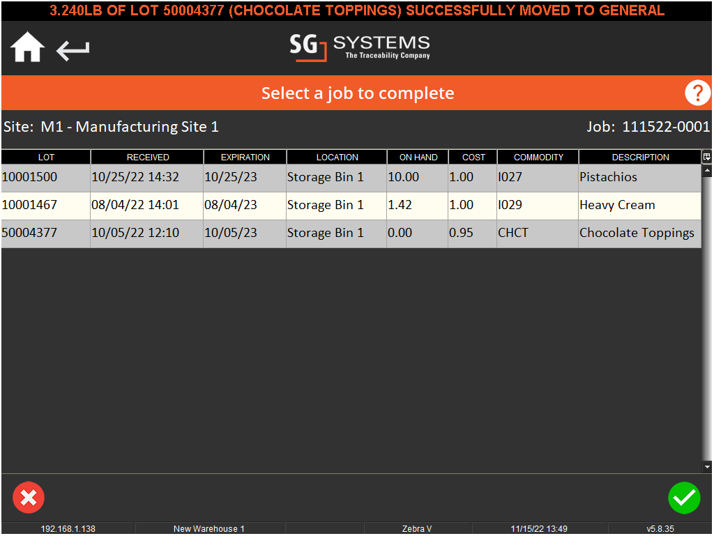 Material Issue & Initialize Inventory - Module Guide, V5 Traceability