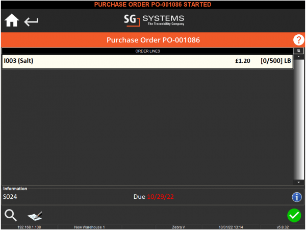 Purchase Orders - Module Guide, V5 Traceability