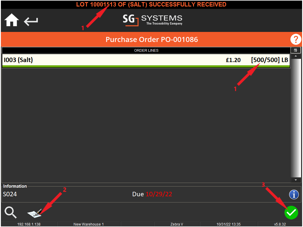 Purchase Orders - Module Guide, V5 Traceability