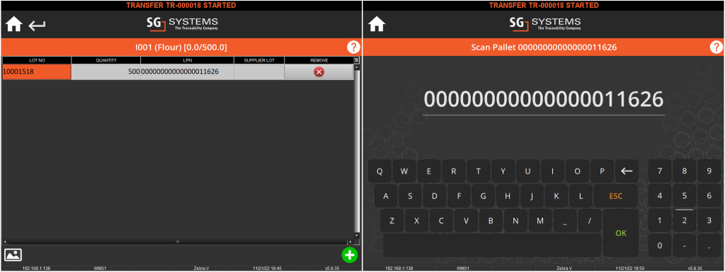 Transfers - Module Guide, V5 Traceability