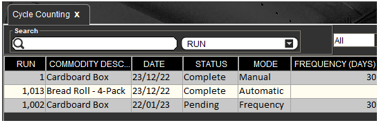 Cycle Count - Module Guide, V5 traceability