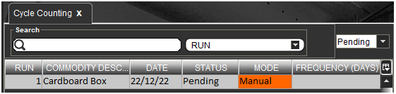 Cycle Count - Module Guide, V5 traceability