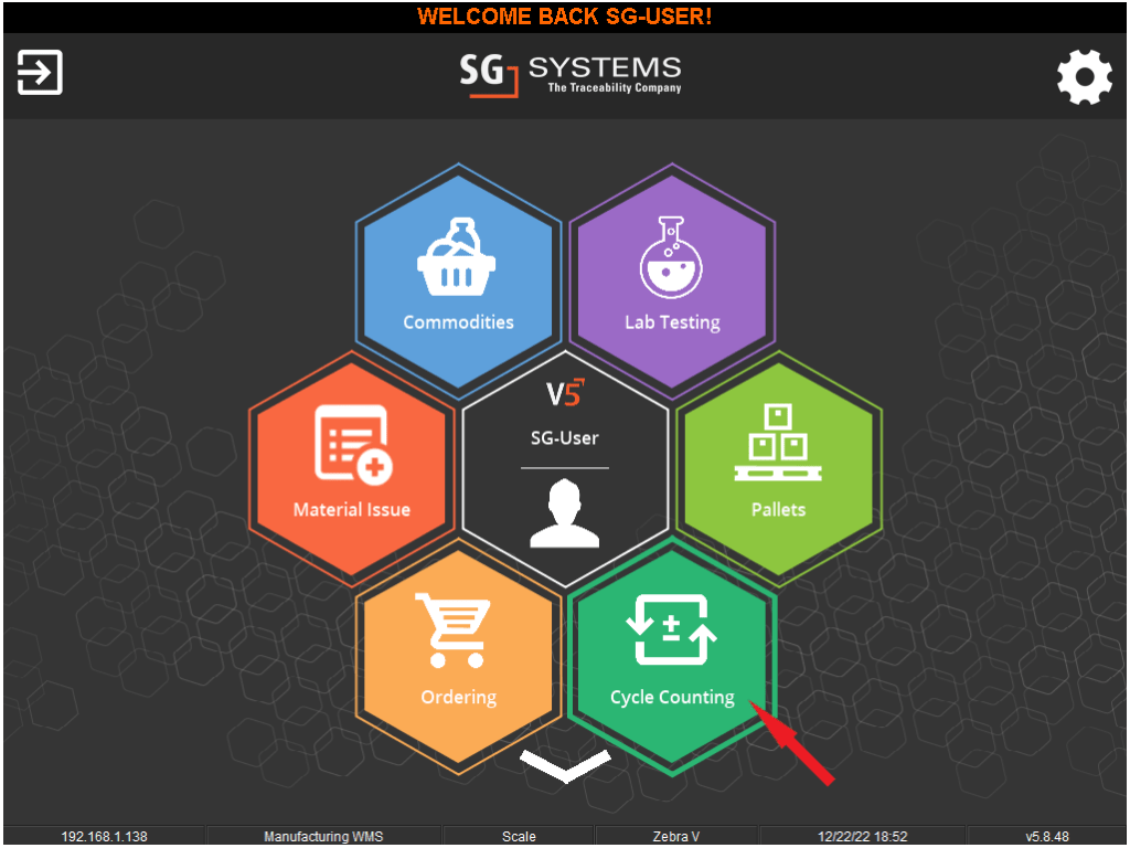 Cycle Count - Module Guide, V5 traceability