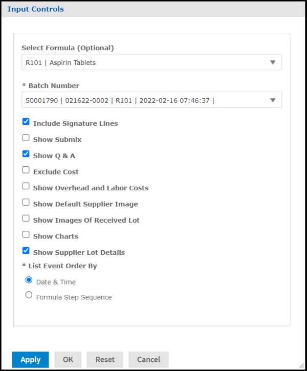 Electronic Batch Record - SG Systems Global