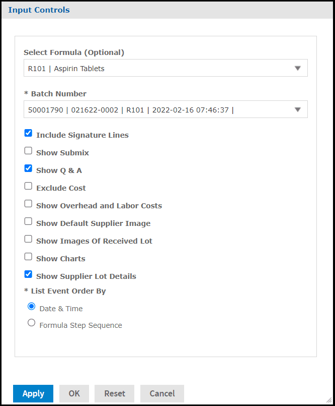 Electronic Batch Record - SG Systems Global
