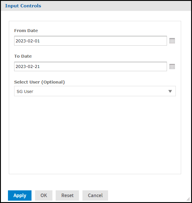 User Activity - SG Systems Global