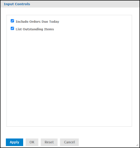 Overdue Purchase Orders - SG Systems Global