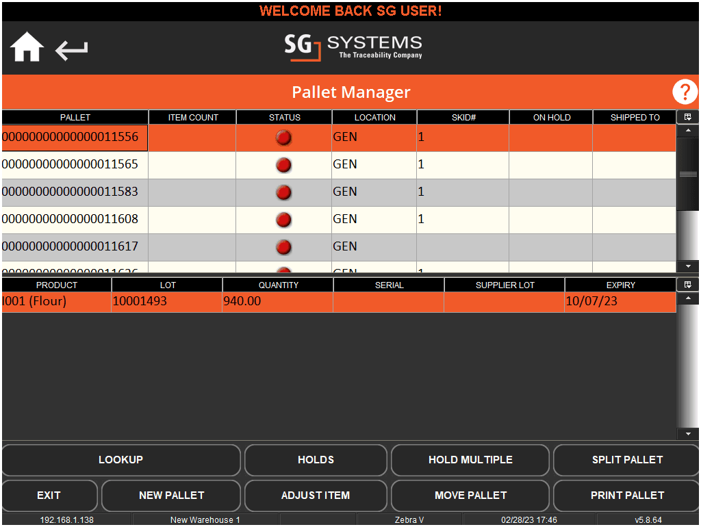 Palletization - Module Guide, V5 Traceability