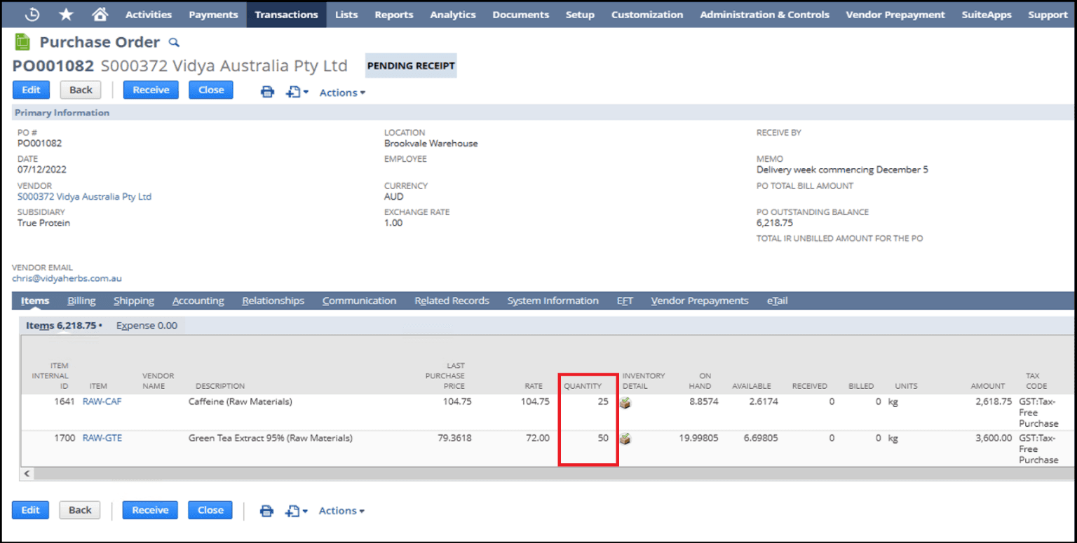 V5 Integration with Oracle Netsuite - SG Systems Global