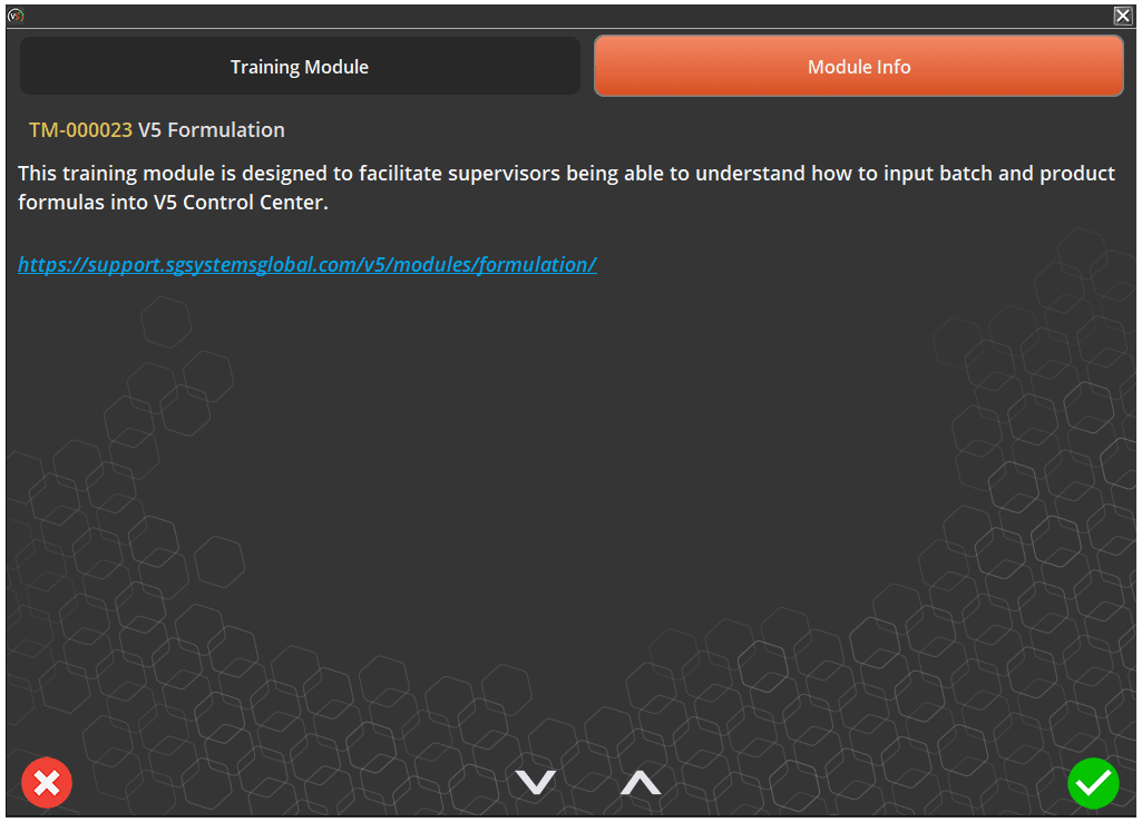Module Guide - Training - SG Systems Global